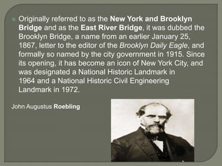 Brooklyn Bridge: A Case sudy | PPTX