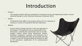 Butterfly Chair (BKF) Product Analysis | PDF
