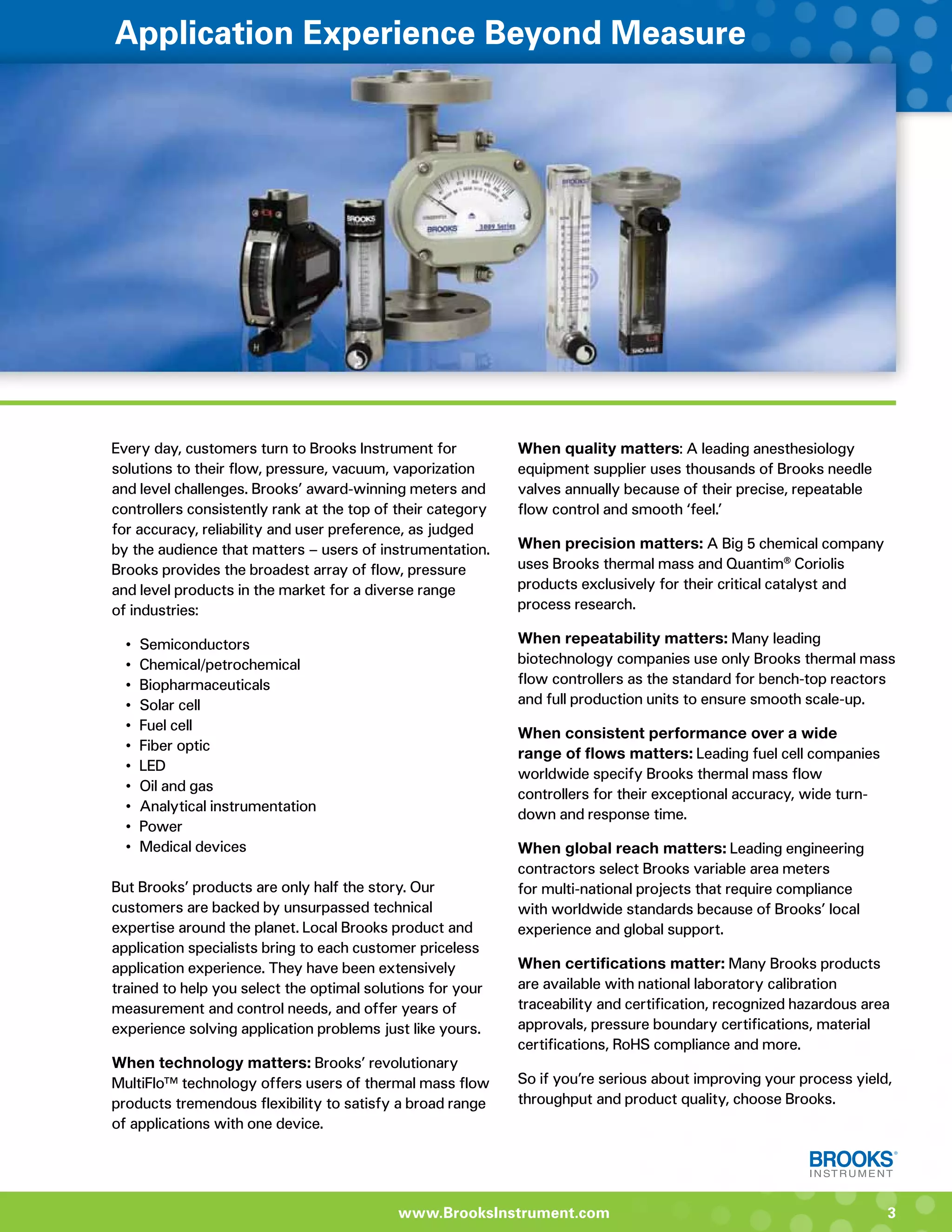 Brooks Instrument Flow Control 2014 Product Guide - Northern California ...