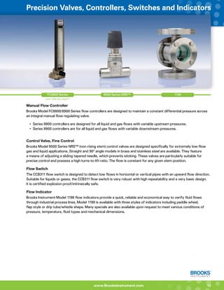Brooks Instrument Flow Control 2014 Product Guide - Northern California ...