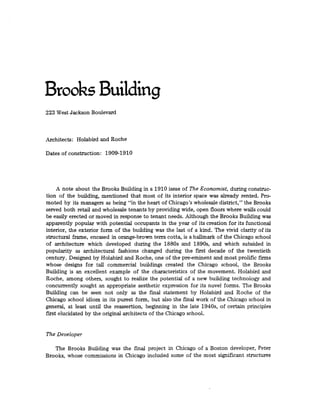 Brooks building | PDF