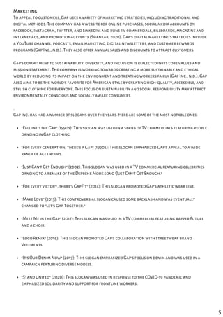 Gap Integrated Marketing Plan | PDF