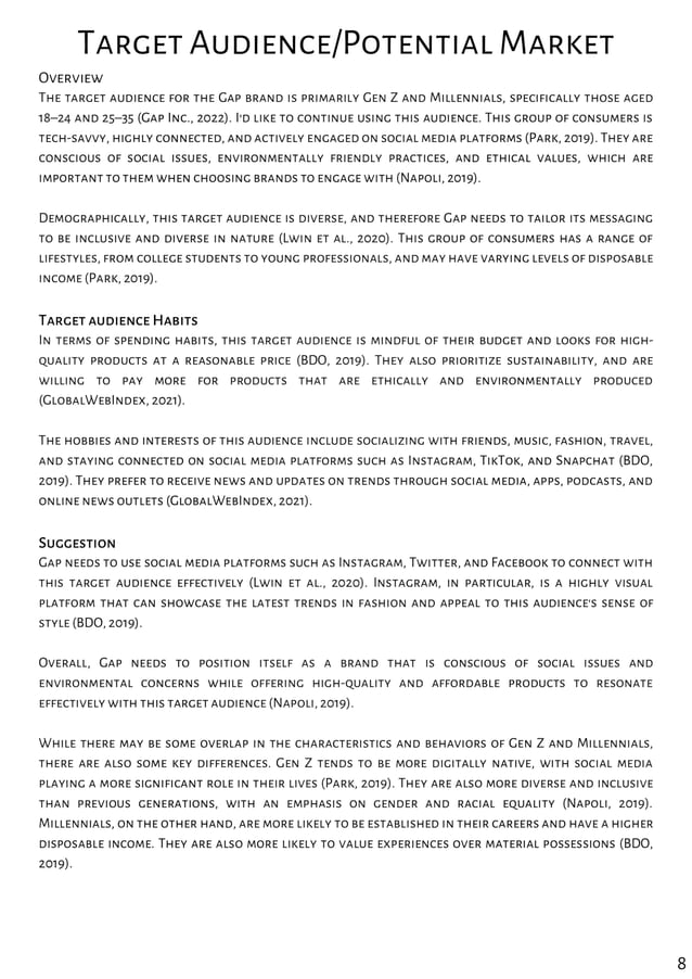 Gap Integrated Marketing Plan | PDF