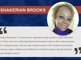 Shakerian Brooks | PPTX