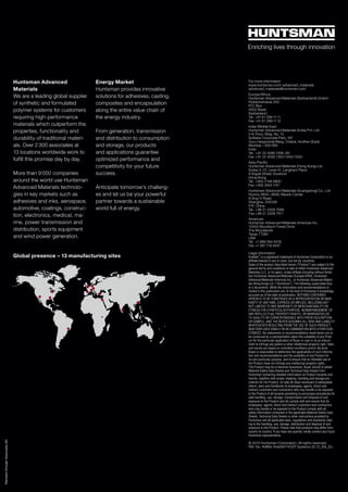Araldite® S-HCEP systems - Brochure | PDF