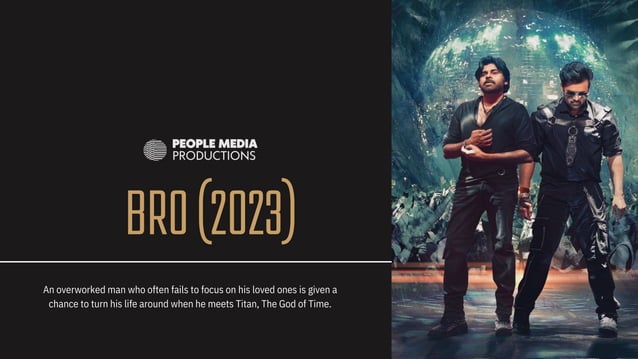 Presentation on the South Indian Movie BRO | PPT