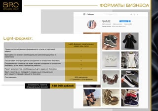 Франшиза BRO brands only! | PDF | Marketing and Advertising | Business