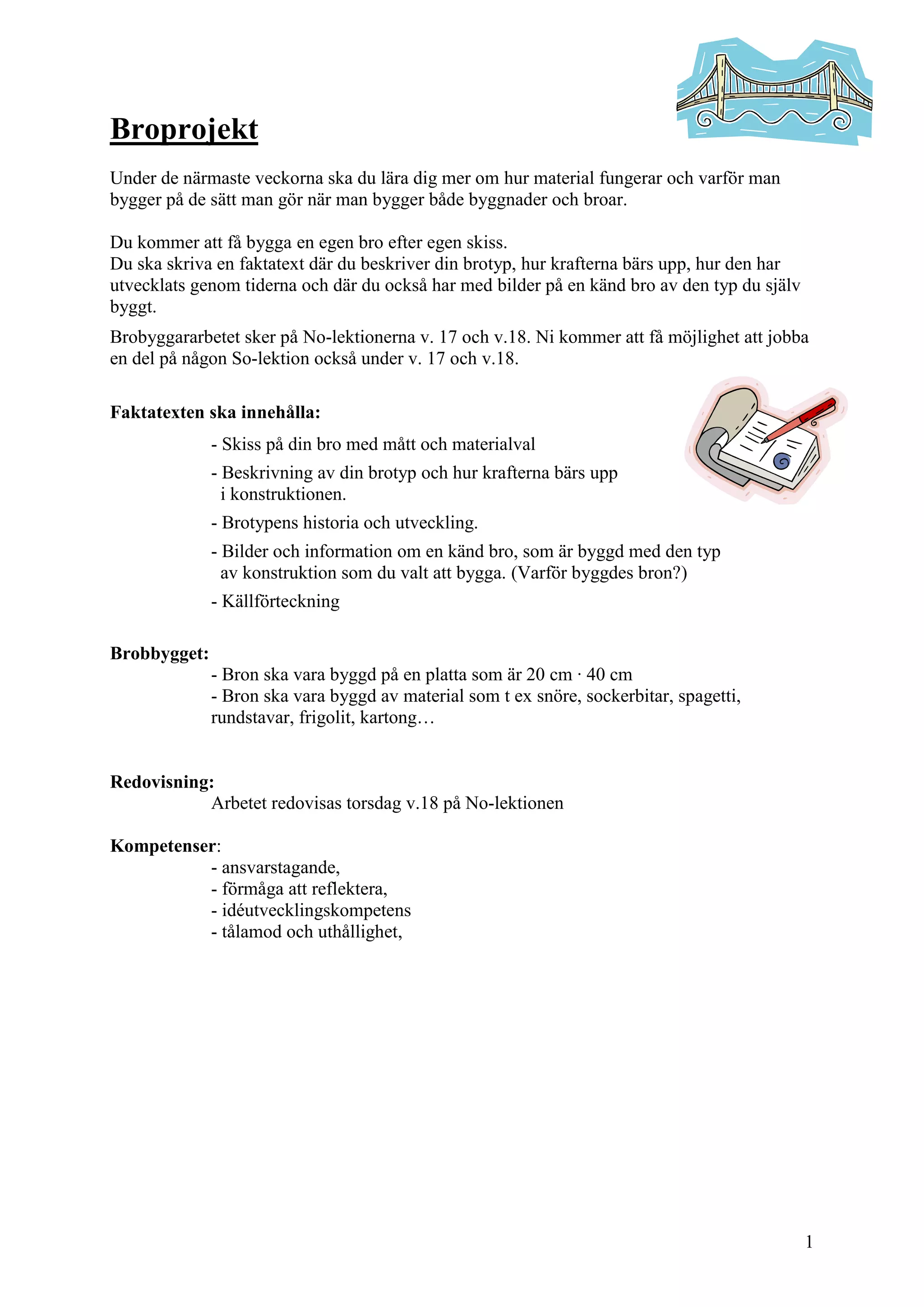 Broprojekt | DOCX