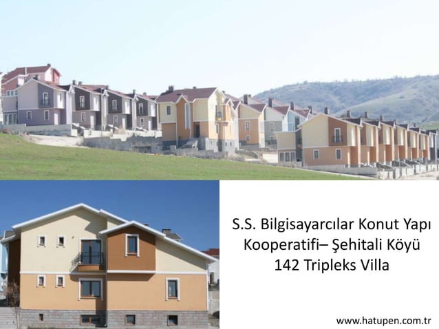 Hatüpen Villa Tipi Konut Pimapen Uygulamaları | PPTX