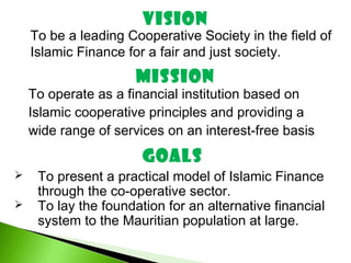 AlHuda CIBE- presentation on Islamic Financail Co-operatives by Mr ...