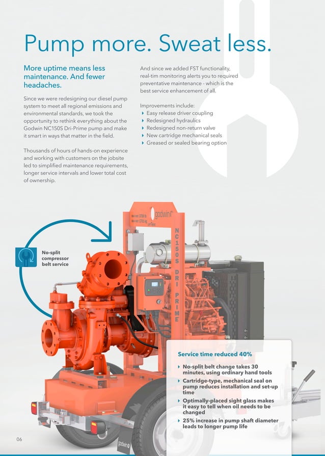 Godwin NC150S Dri-prime Pump | PDF | Technology & Computing