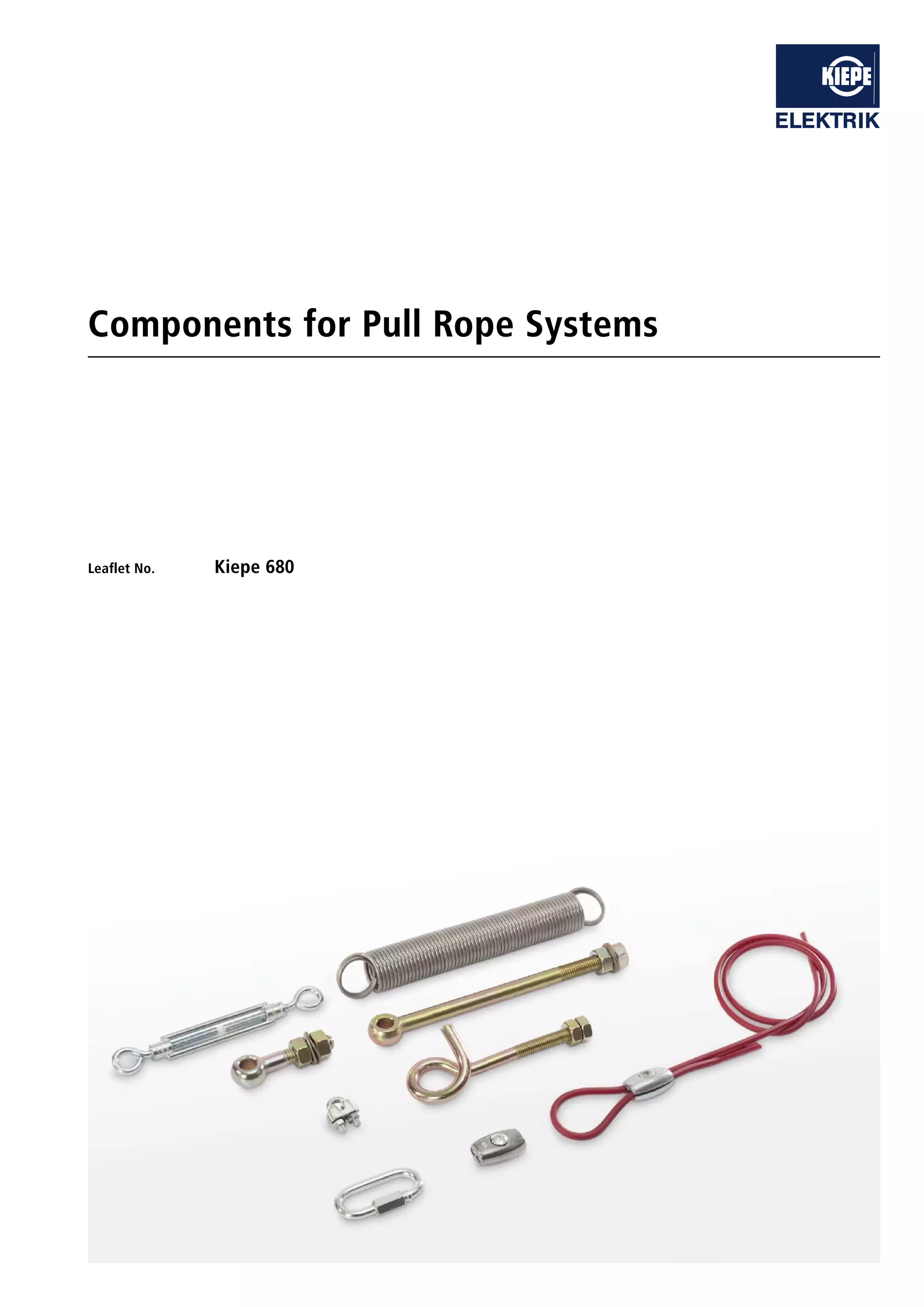 Broshure components-pull-rope-system | PDF