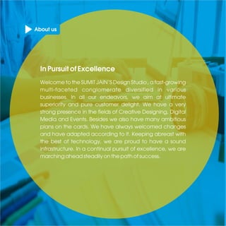 Corporate Broschure Sumit Jain Designs | PDF