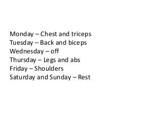 Bro Split :The Ultimate Workout Program Guide | PPTX