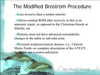BroströM Procedure Presentation | PDF