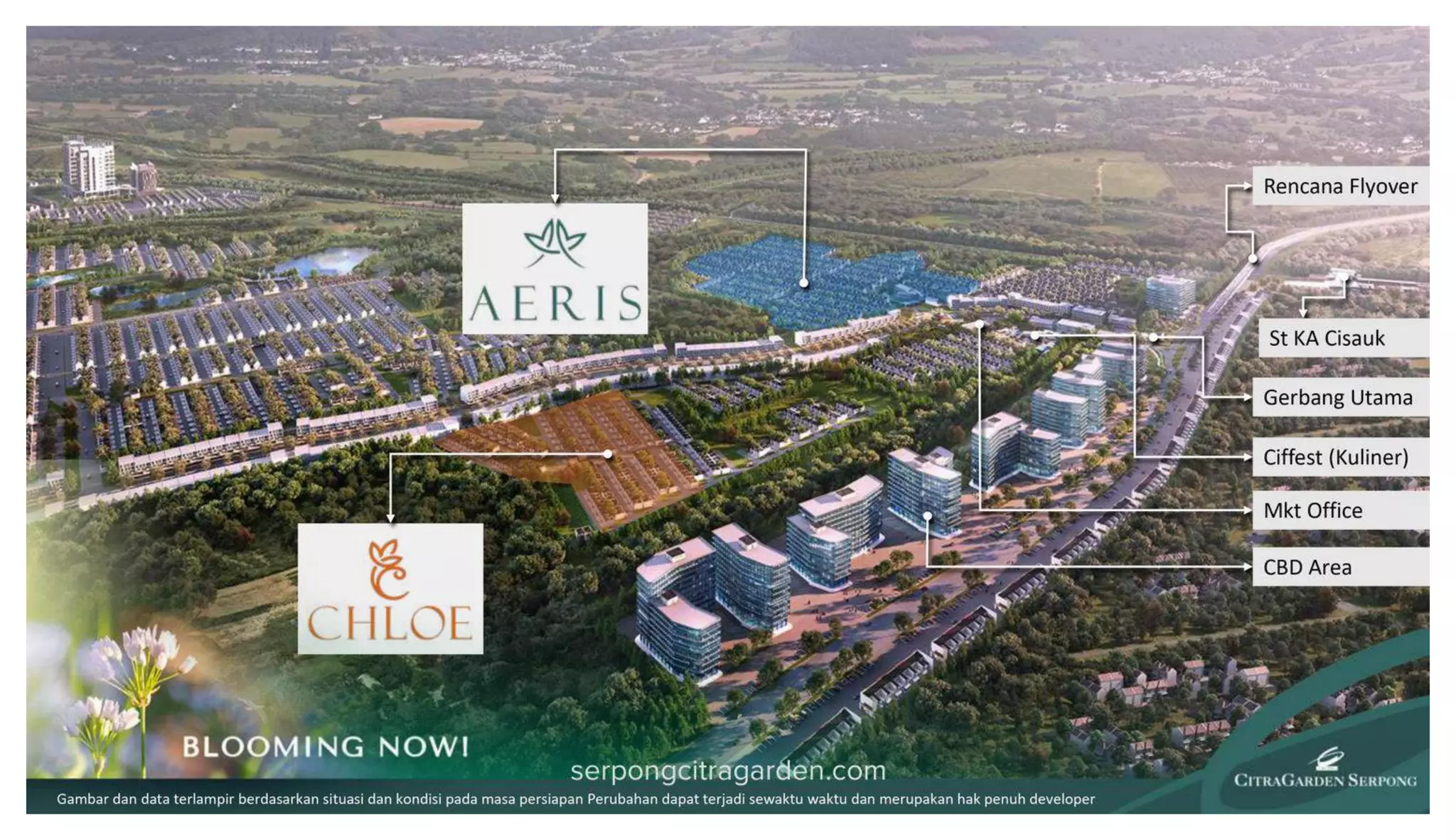 Brosur Rumah CitraGarden Serpong Cluster Chloe | PPT