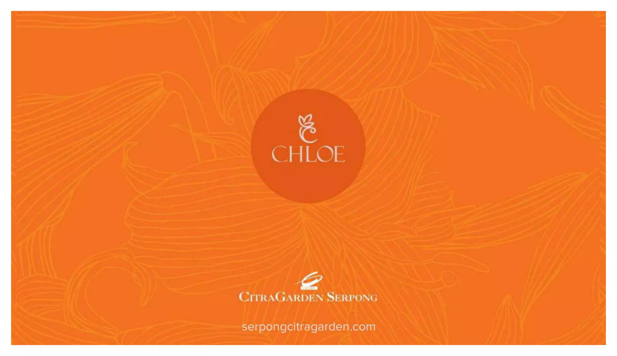 Brosur Rumah CitraGarden Serpong Cluster Chloe | PPT