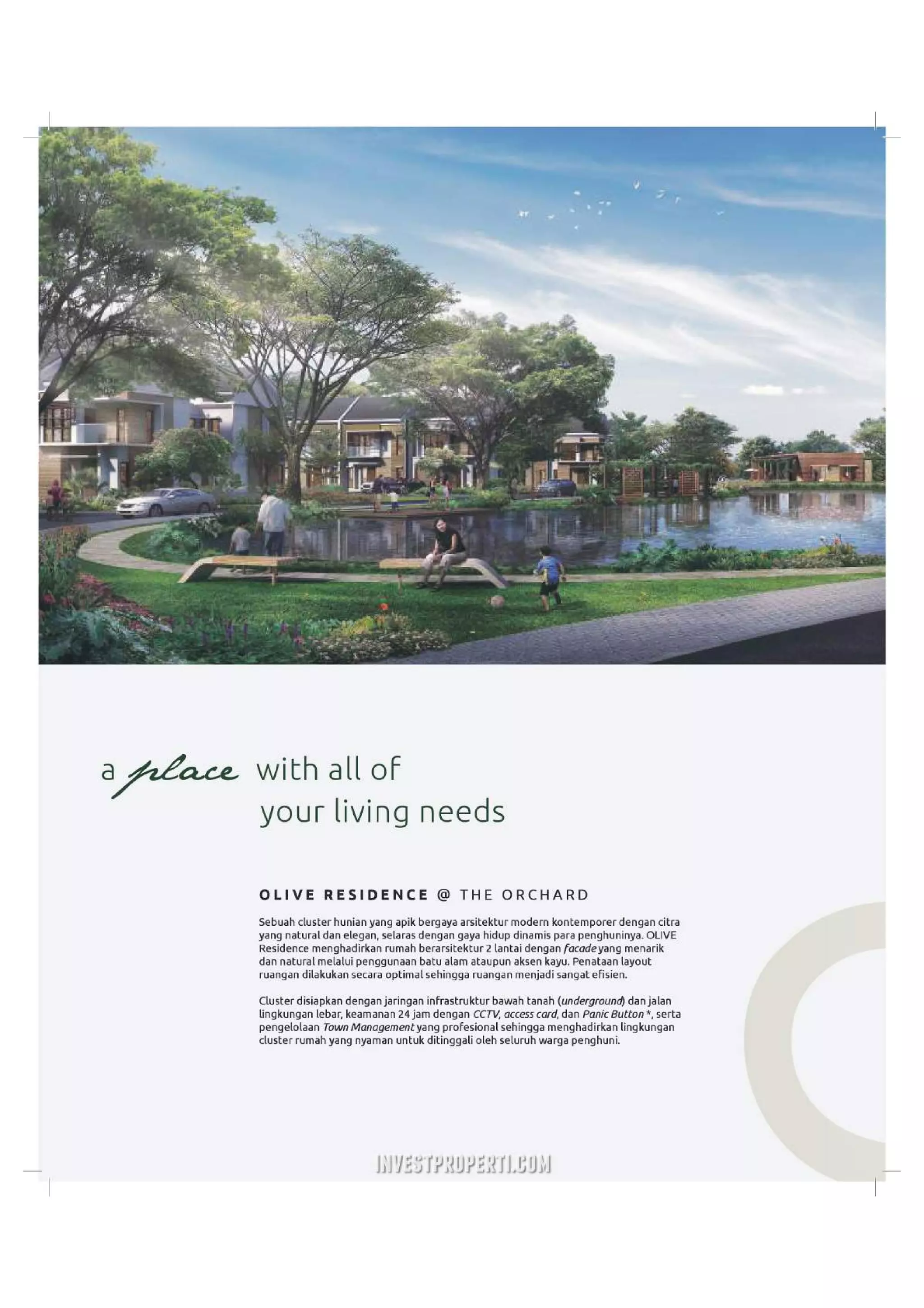 Brosur Cluster Olive Residence Summarecon Bekasi | PDF