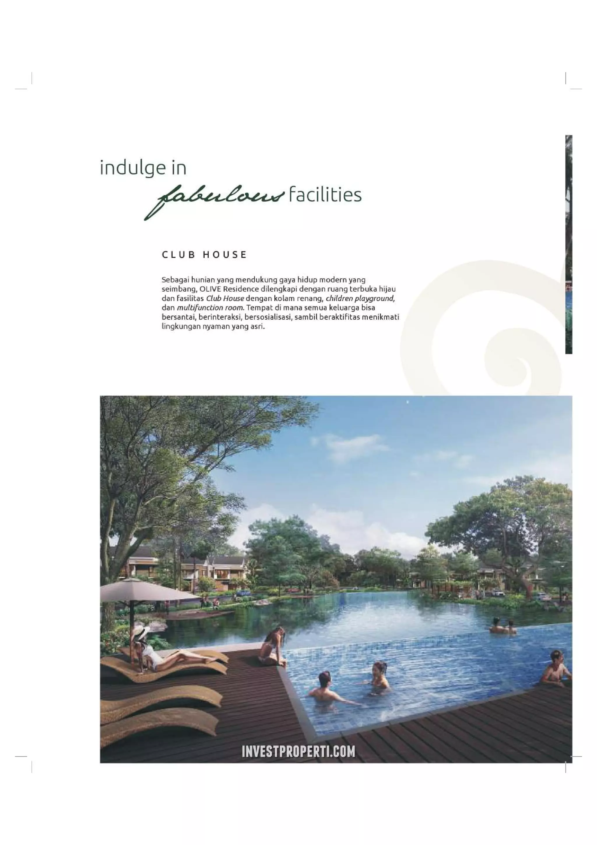 Brosur Cluster Olive Residence Summarecon Bekasi | PDF