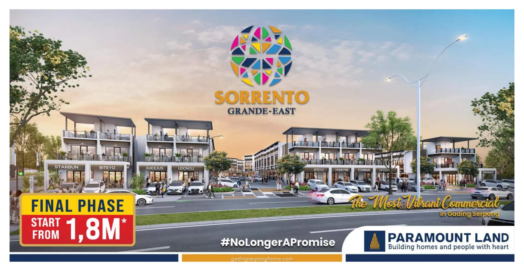 Brosur Ruko Sorrento Grande-East Paramount Land | PPT