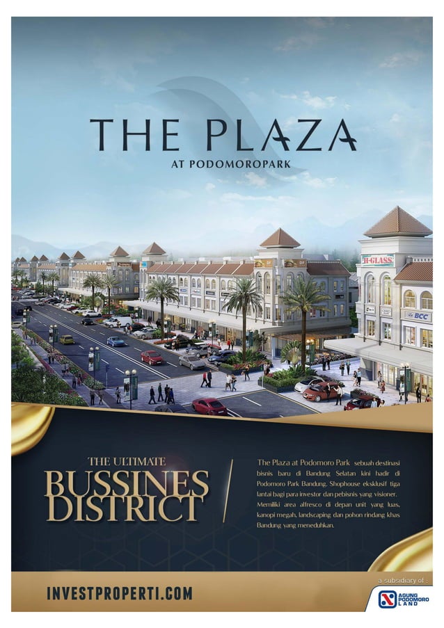 Brosur Ruko The Plaza Podomoro Park Bandung | PDF