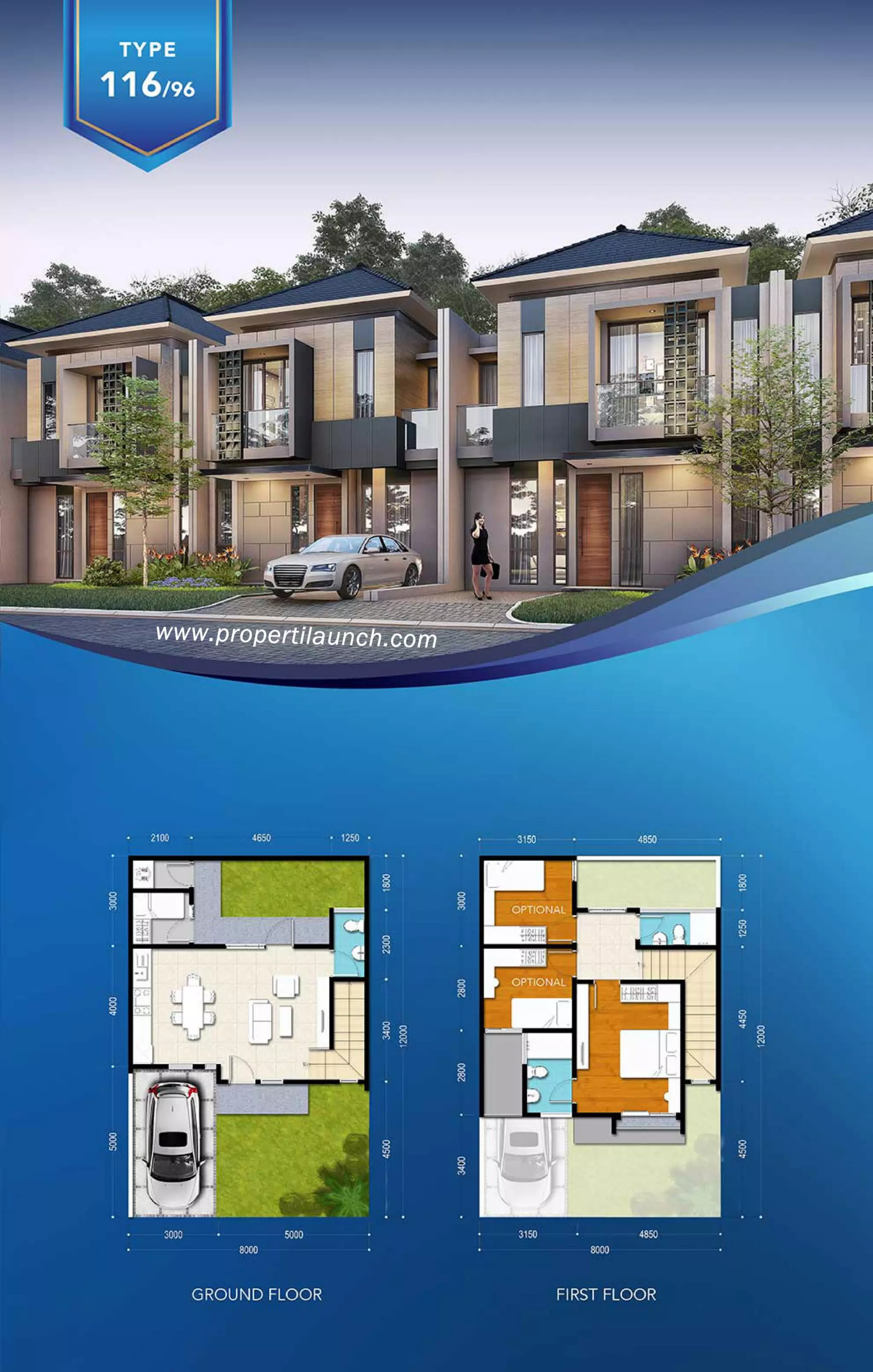 Brosur Rumah Cluster Aure at The Mozia BSD | PDF