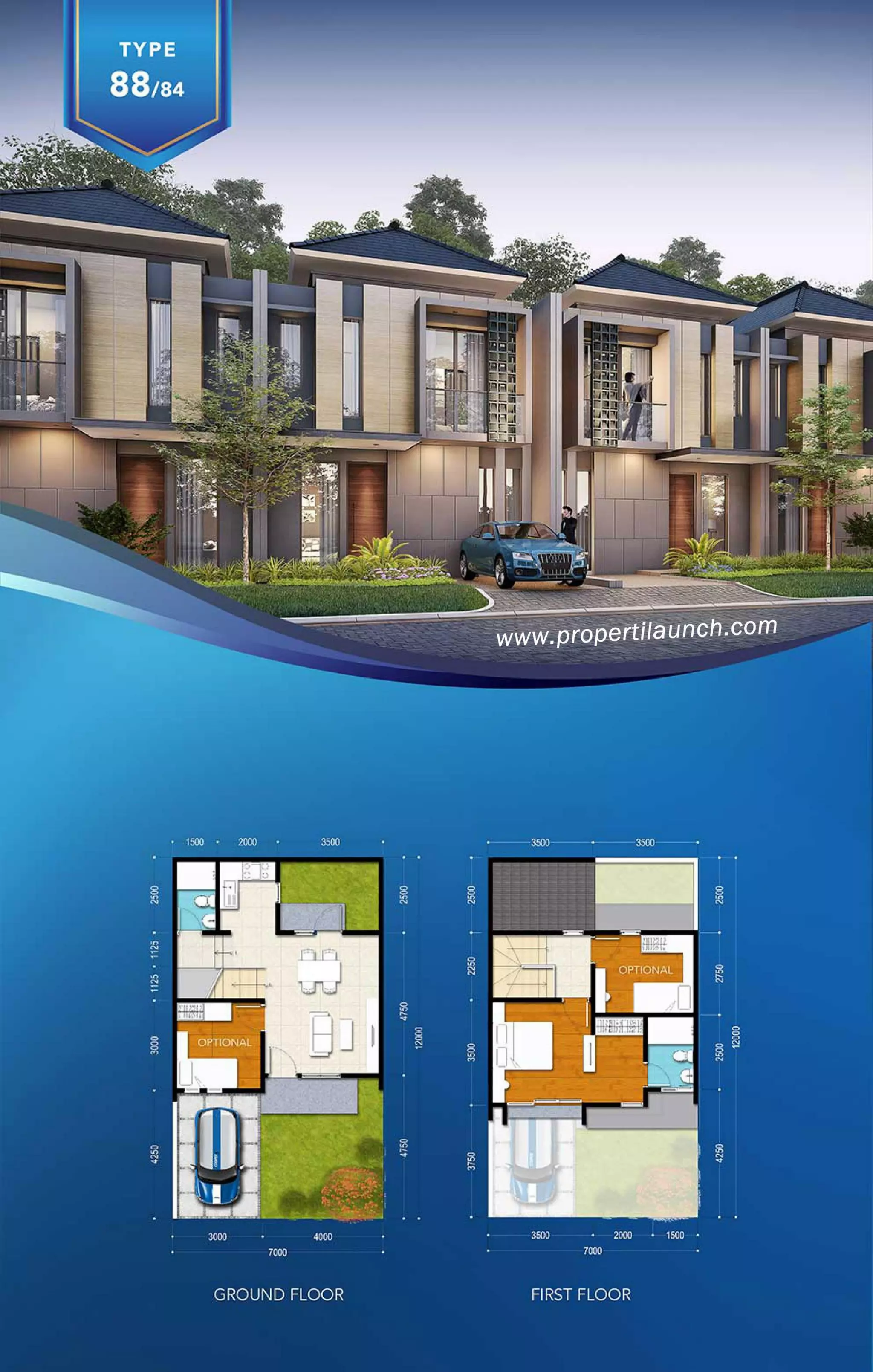 Brosur Rumah Cluster Aure at The Mozia BSD | PDF