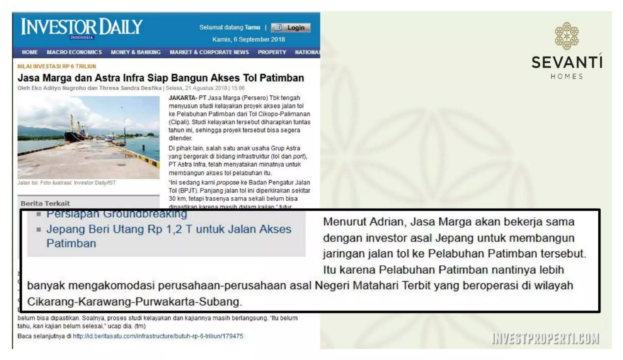 Brosur Rumah Sevanti Homes Summarecon Emerald Karawang | PDF