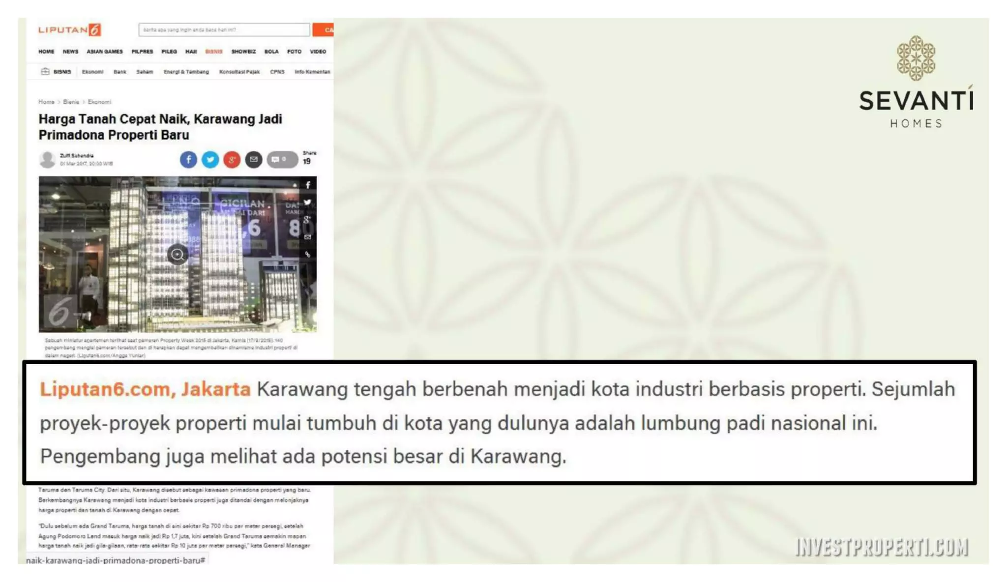 Brosur Rumah Sevanti Homes Summarecon Emerald Karawang | PDF