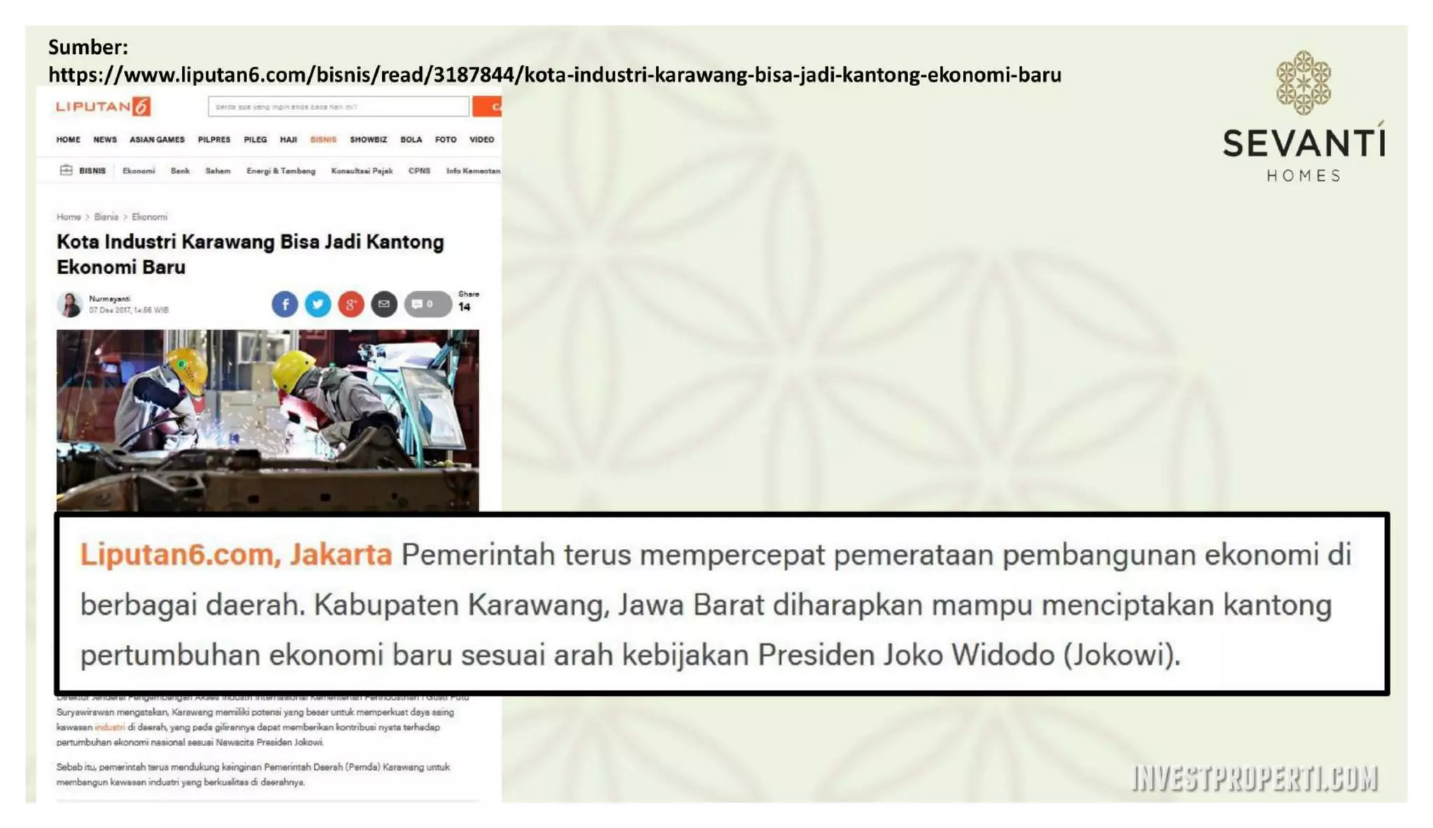 Brosur Rumah Sevanti Homes Summarecon Emerald Karawang | PDF