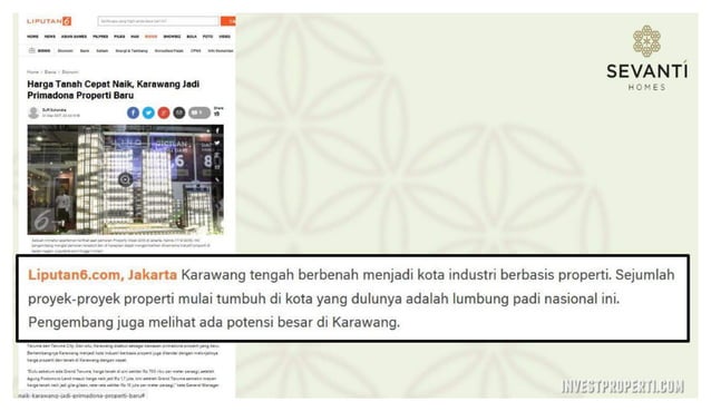 Brosur Rumah Sevanti Homes Summarecon Emerald Karawang | PDF