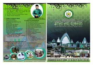 Brosur 2014 STAI ARRIDHA | DOC