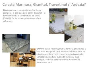 Brosura Vinca Marmura Granit Piatra Naturala | PPTX