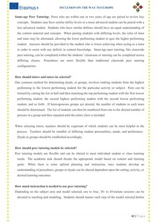 PEER TUTORING STRATEGE | PDF