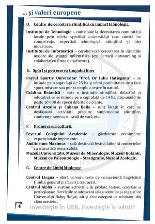 Brosura Prezentare Ubb Mediul Privat | PDF