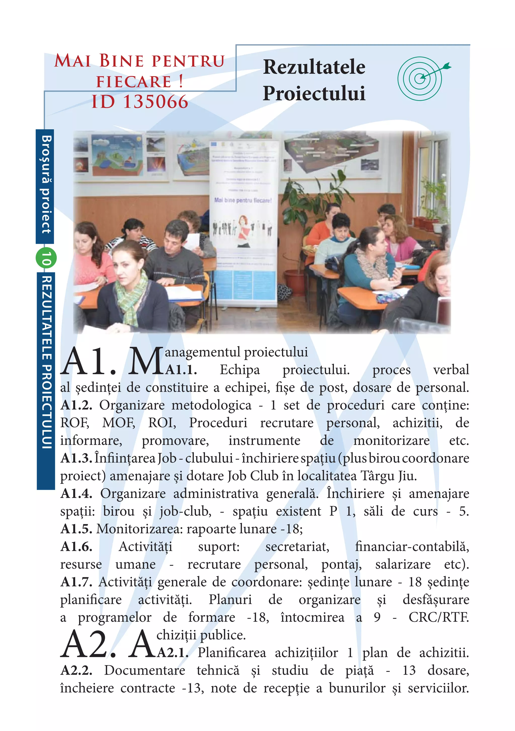 Brosura proiect Mai bine pentru fiecare | PDF