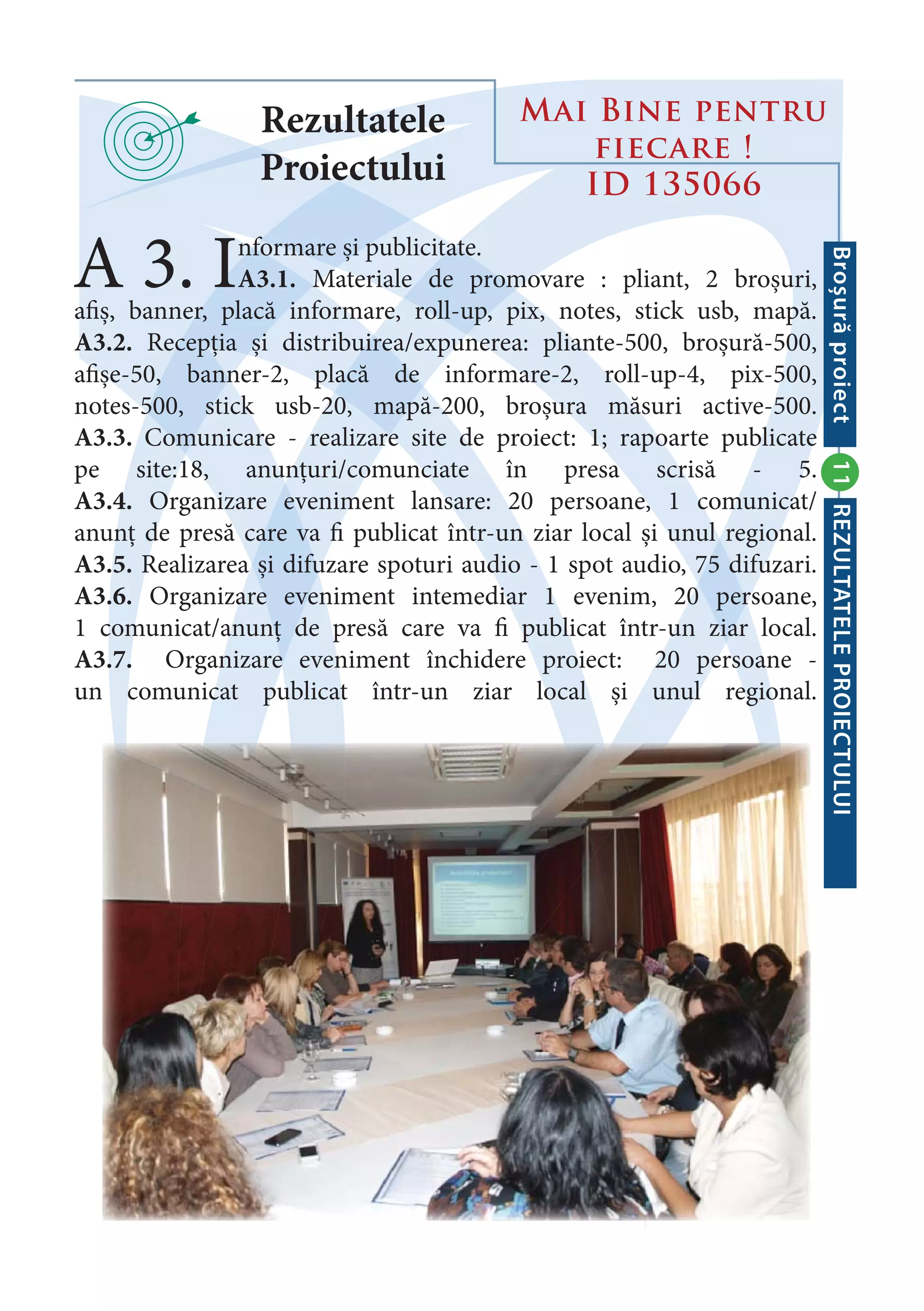 Brosura proiect Mai bine pentru fiecare | PDF