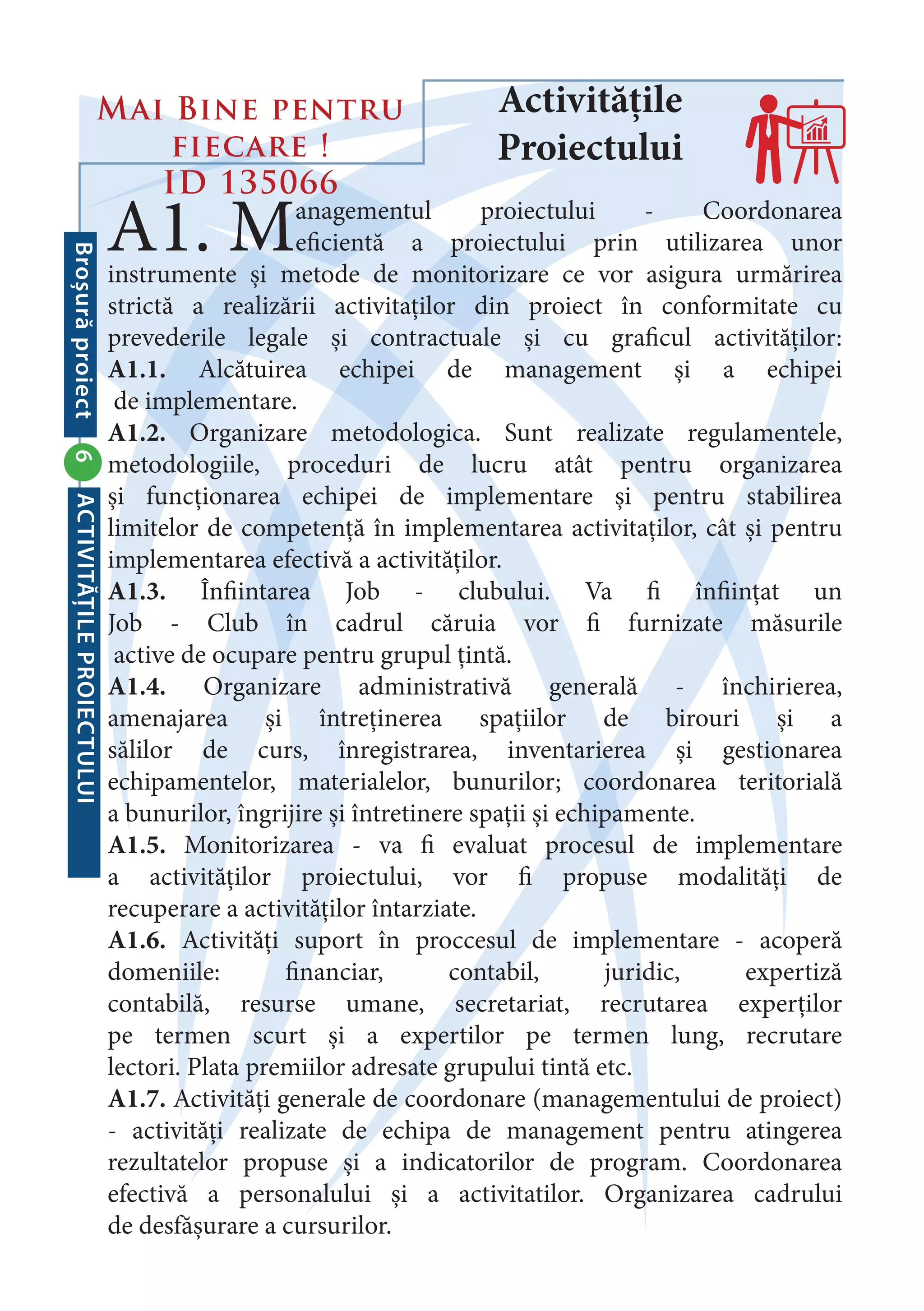 Brosura proiect Mai bine pentru fiecare | PDF