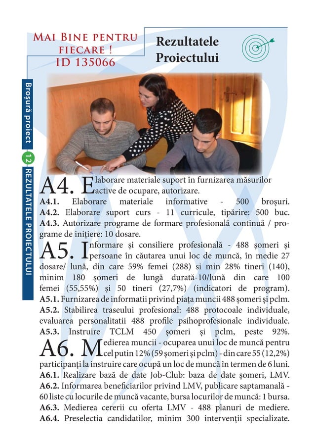 Brosura proiect Mai bine pentru fiecare | PDF