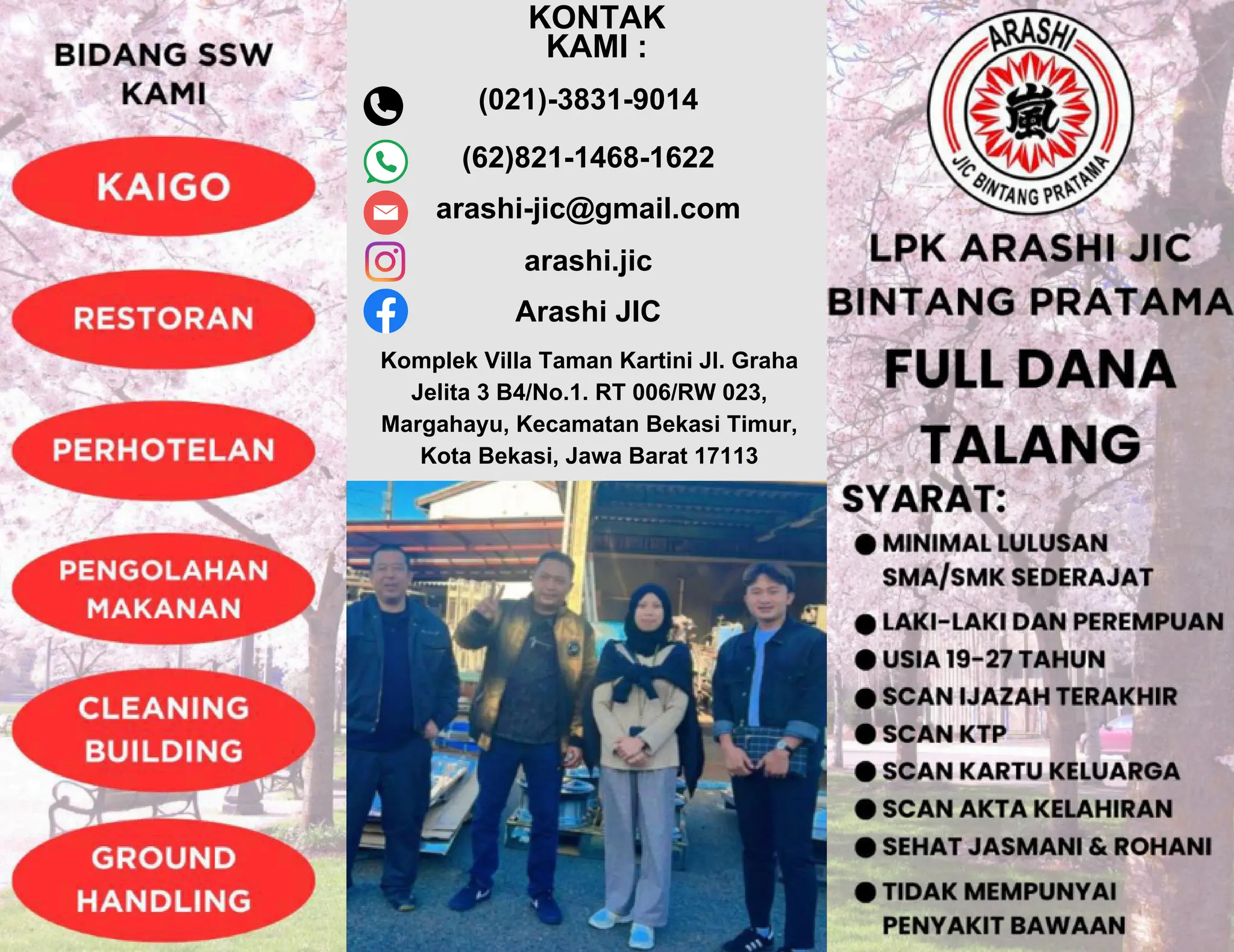 BROSUR ARASHI UNTUK PROMOSI LPK KE TEMPAT | PDF