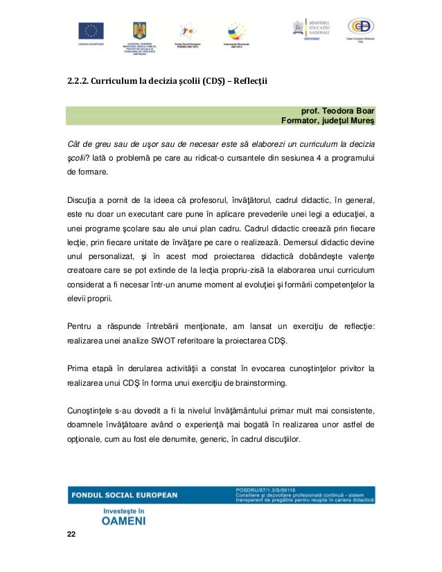 Brosura reusita in cariera didactica