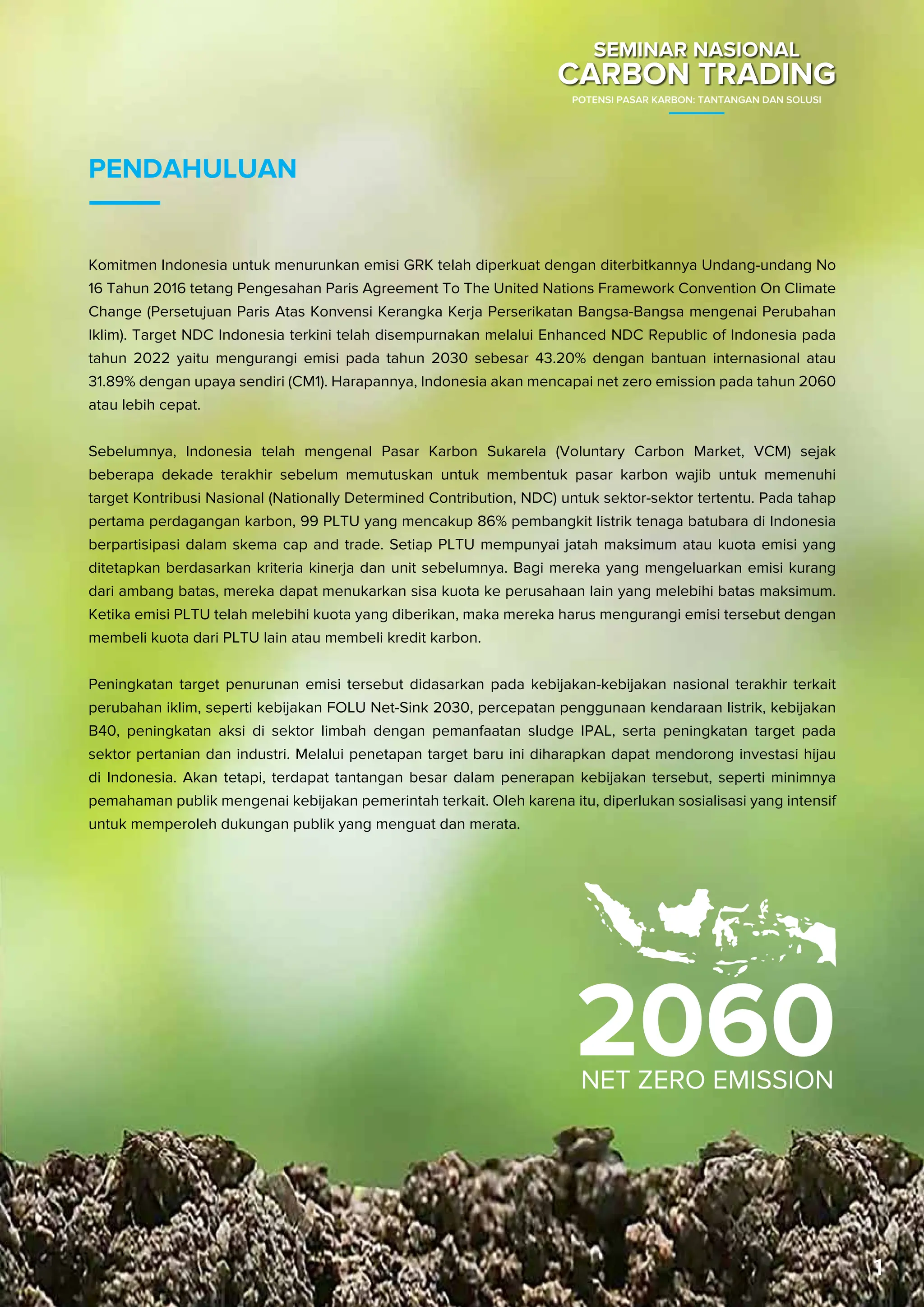 SEMINAR NASIONAL CARBON TRADING, JAKARTA | PDF