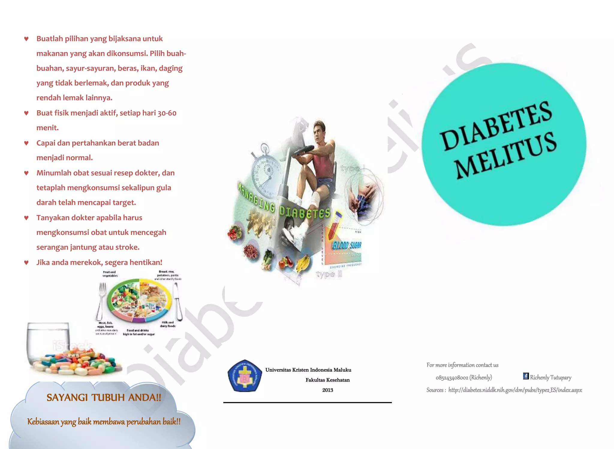 Leaflet Diabetes Mellitus | DOCX