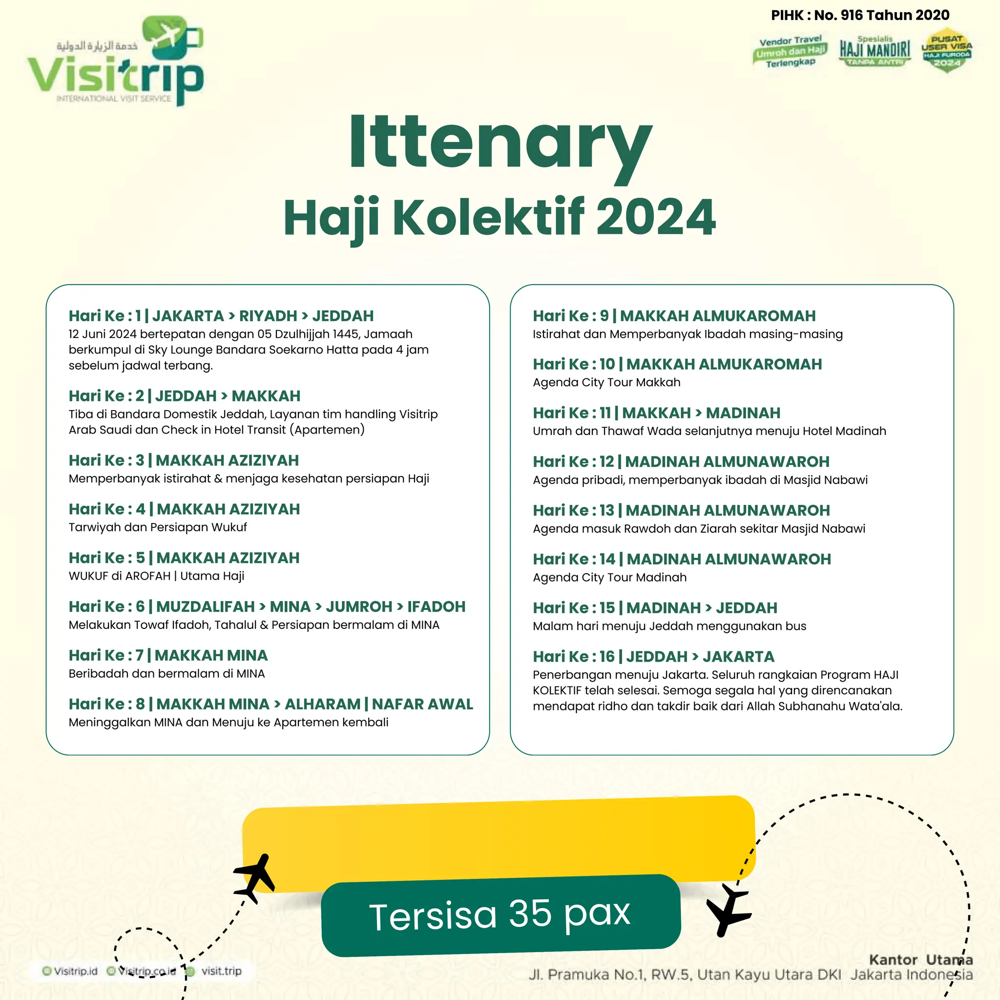 Brosur Haji 2024 - brosur keberangkatan haji 2024 | PDF