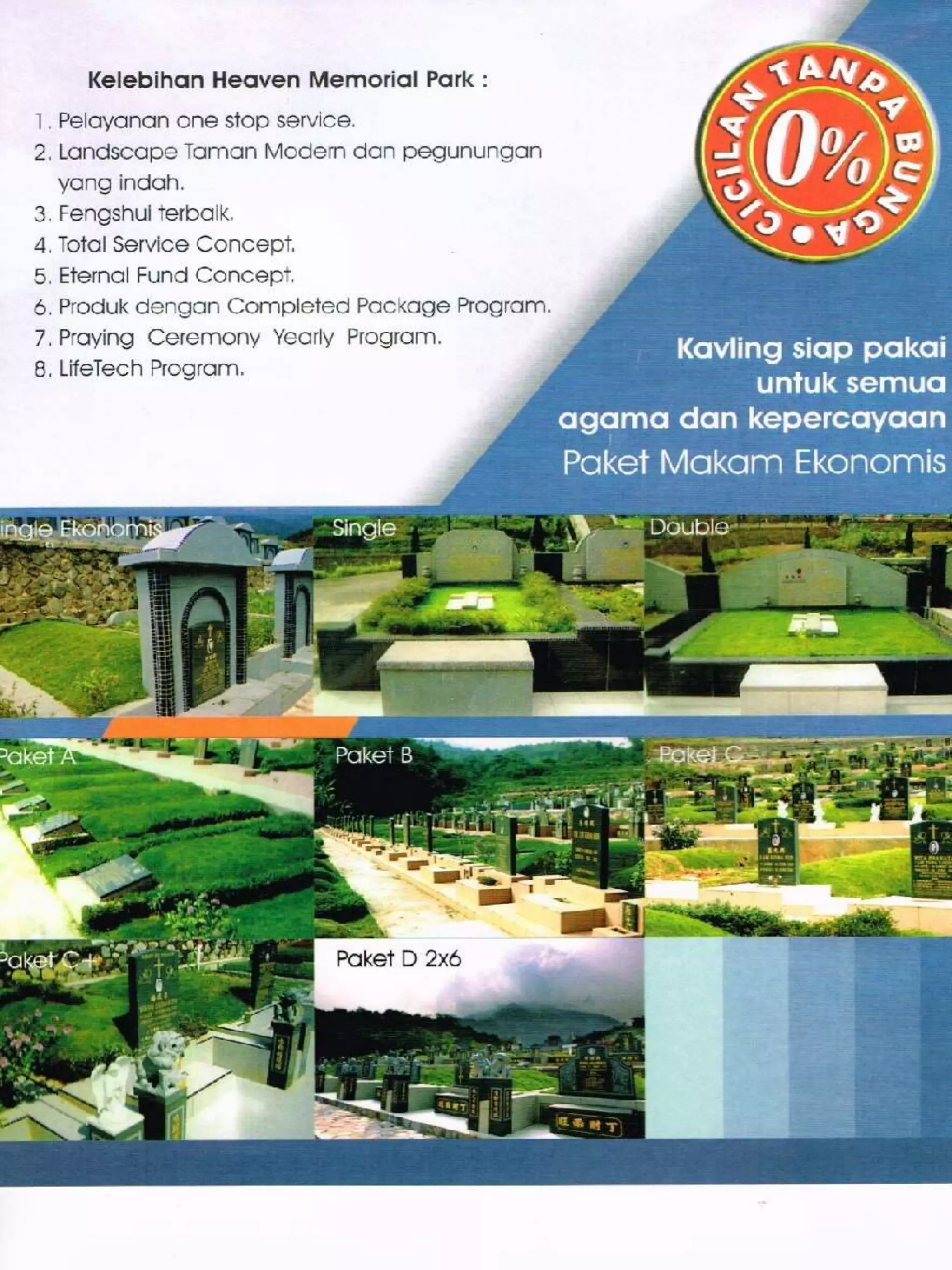 Brosur heaven memorial park | PPTX | Funeral | Personal Celebrations ...