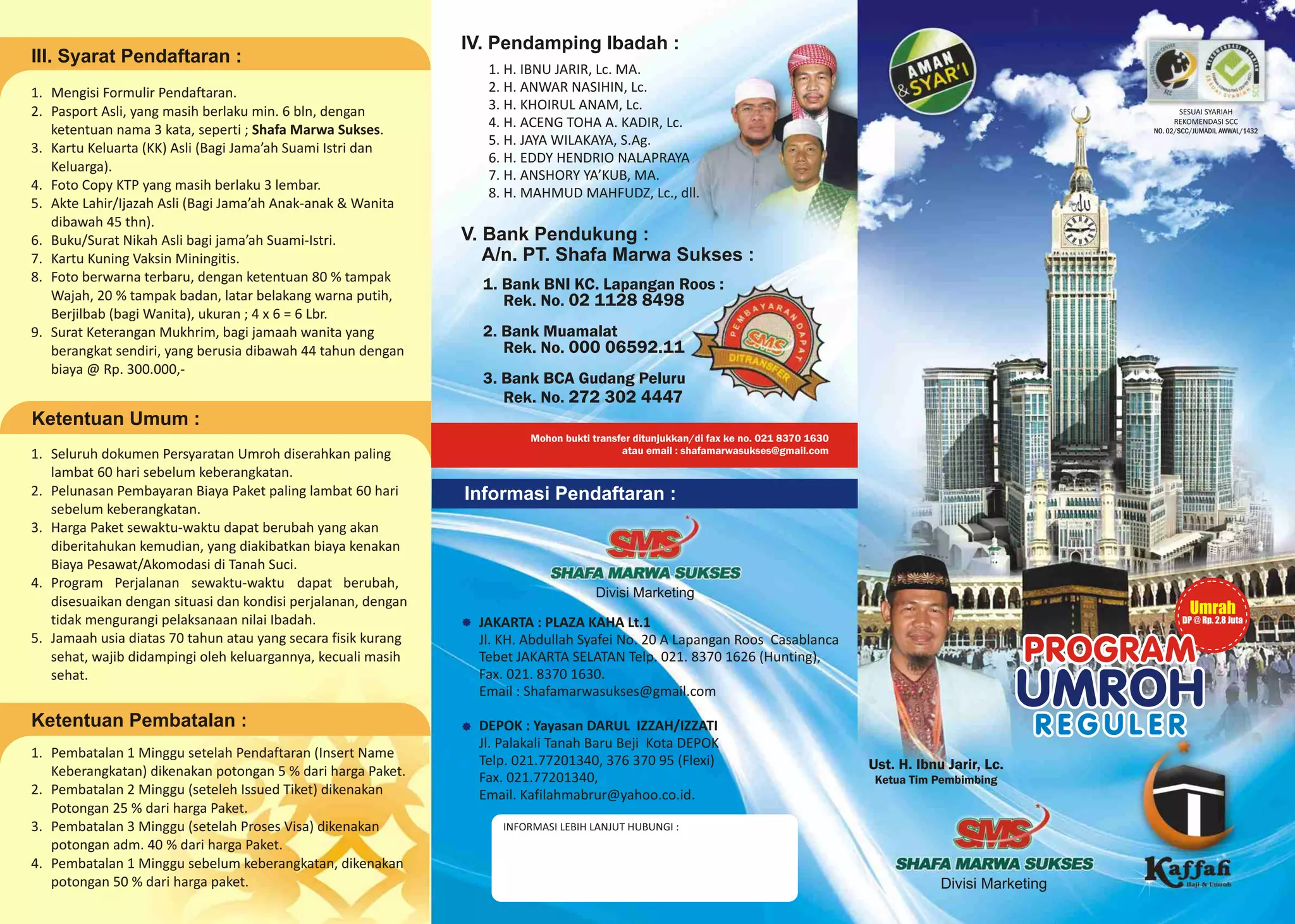 Brosur Umroh Reguler | PDF