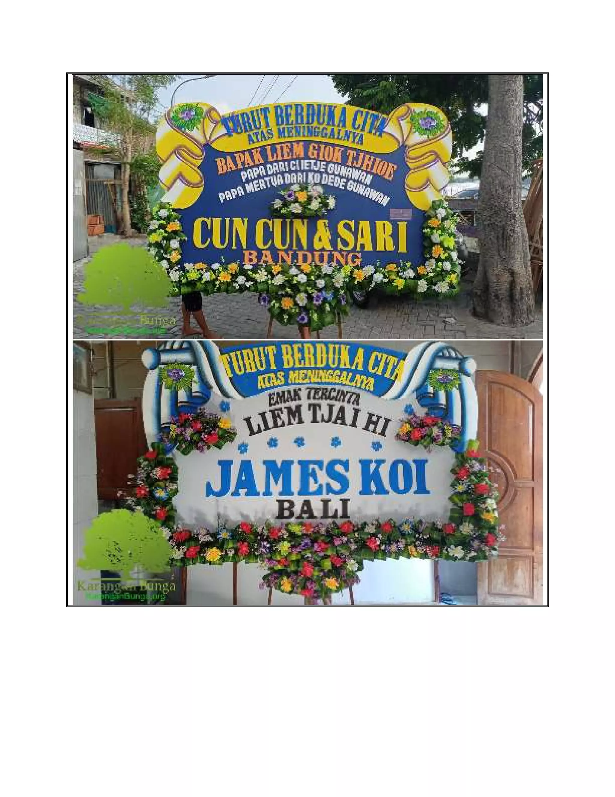 Karangan Bunga Surabaya Katalog Harga Karangan Bunga Papan | PDF