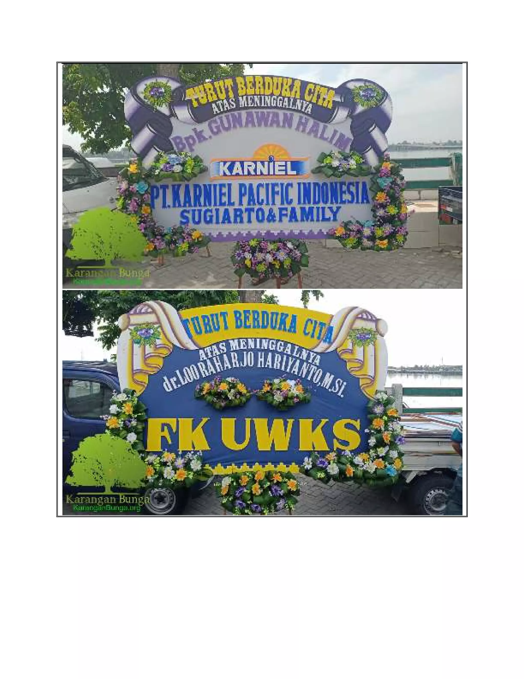 Karangan Bunga Surabaya Katalog Harga Karangan Bunga Papan | PDF