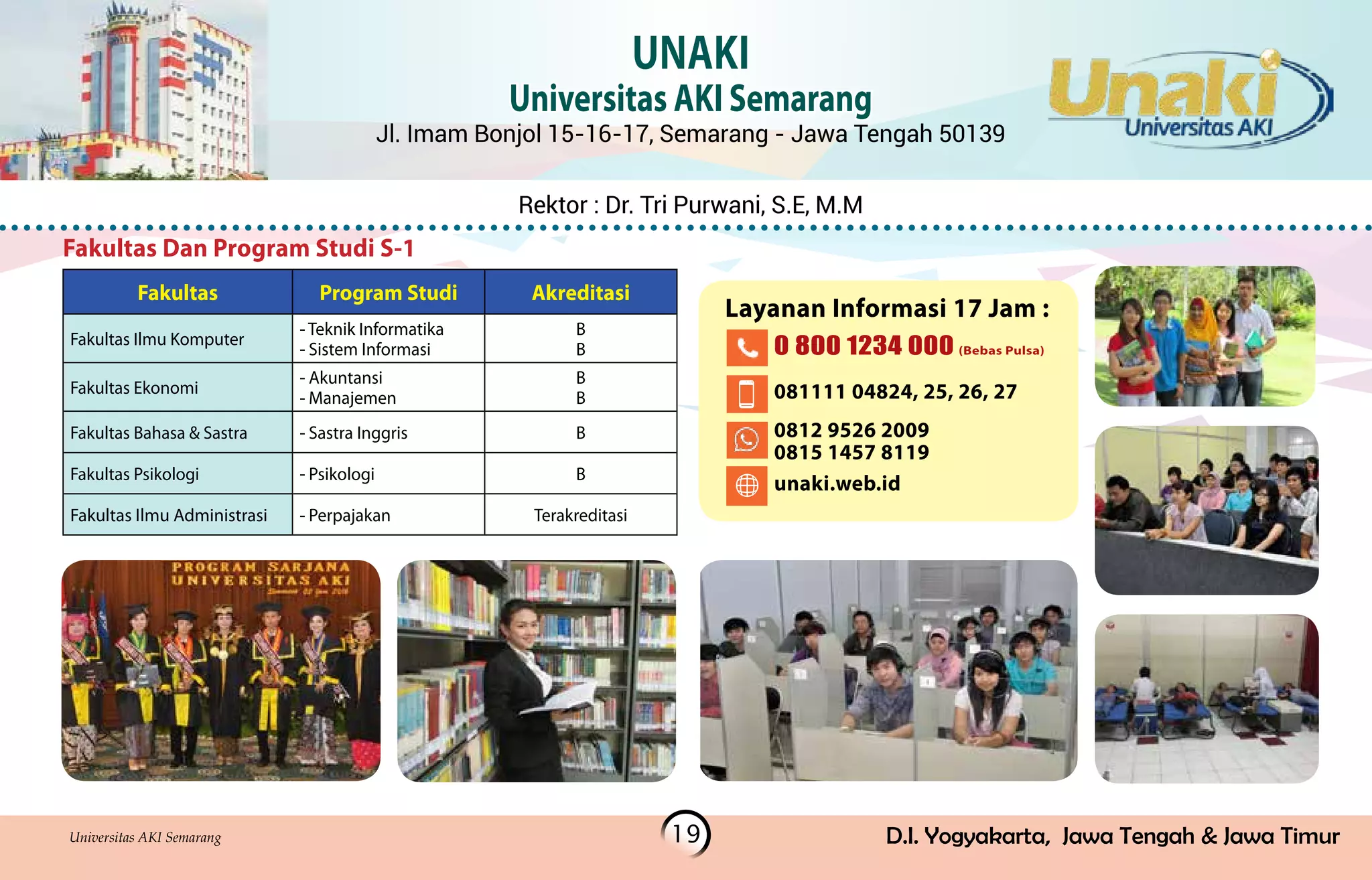 Brosur kuliah karyawan diy, jateng, jatim dan bali | PPT