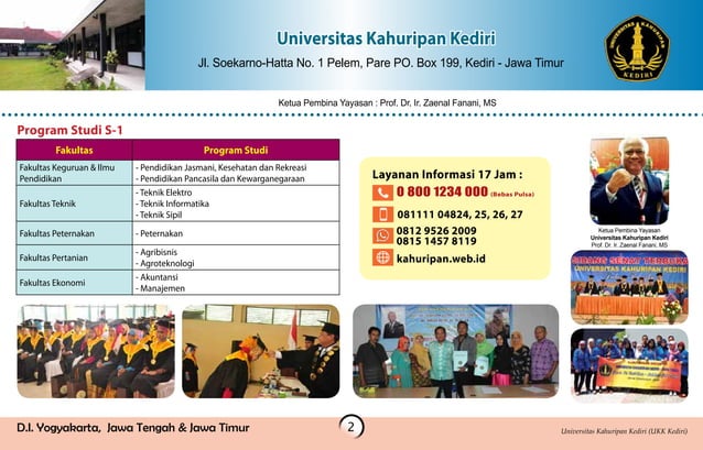 Brosur kuliah karyawan diy, jateng, jatim dan bali | PPT